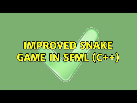 Improved snake game in SFML (C++)