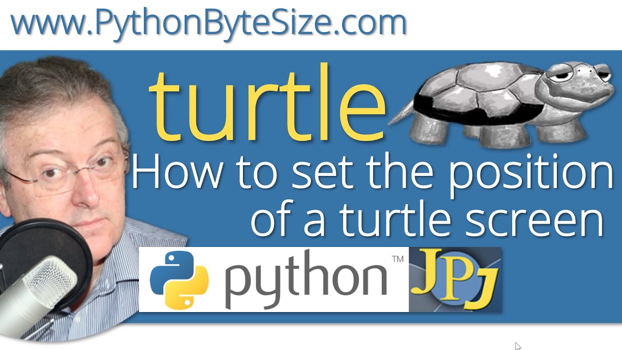 How to set the POSITION of a Python turtle screen