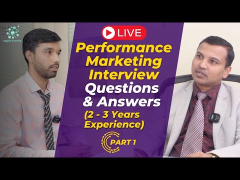 How To Crack Performance Marketing Interview For 2-3 Years Experience | Interview Question & Answer