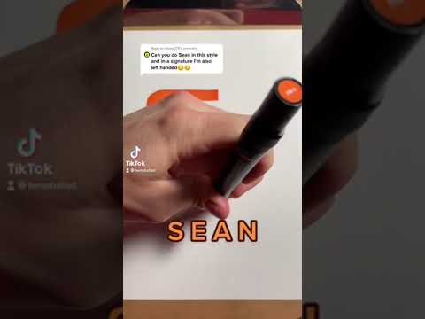 ‘Sean’ Name Logo #shorts