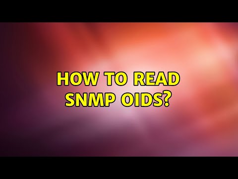 How to read SNMP OIDs?