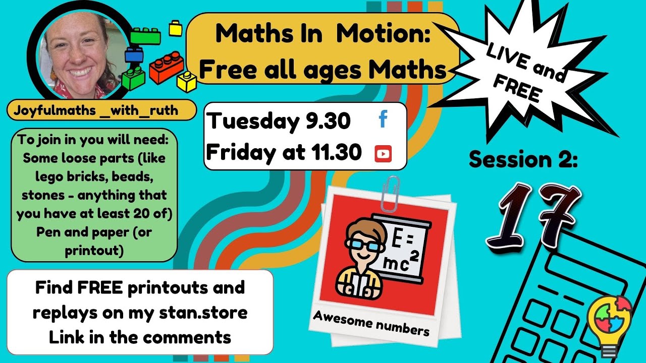 Maths in Motion - Awesome Numbers 2 -17