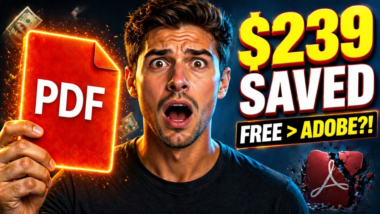 I Saved $239 Using a FREE PDF Editor (Better Than Adobe?)