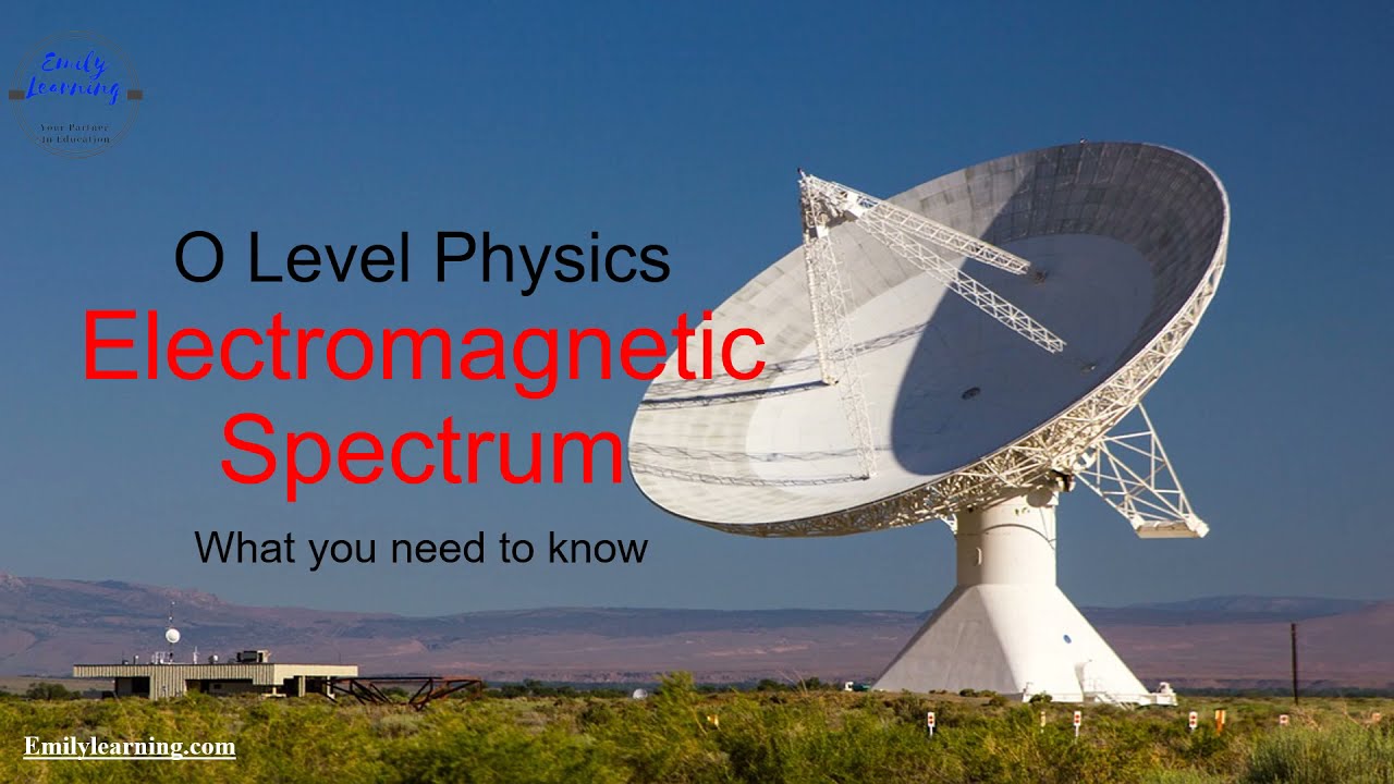 Electromagnetic waves -  What's tested for O level Physics  ( Quick summary)