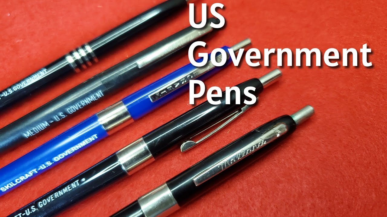 GI Pens: Skilcraft, Ballerina, and Mallard US Government Ballpoint Pens