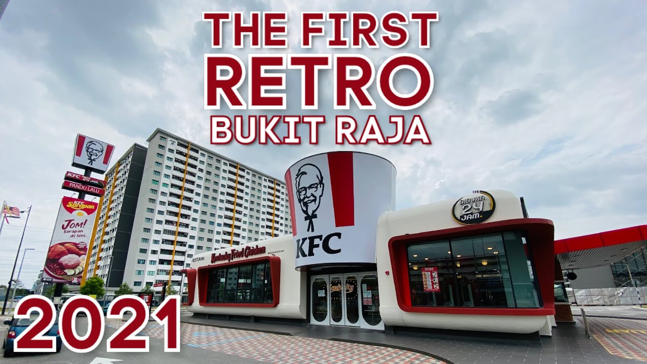 [4K Walk] The first Retro KFC Bukit Raja Klang with 50s-Style Diner Seats (Malaysia)