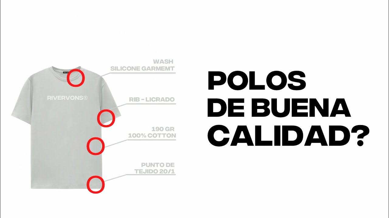 COMO RECONOCER UN POLO O CAMISETA DE CALIDAD?