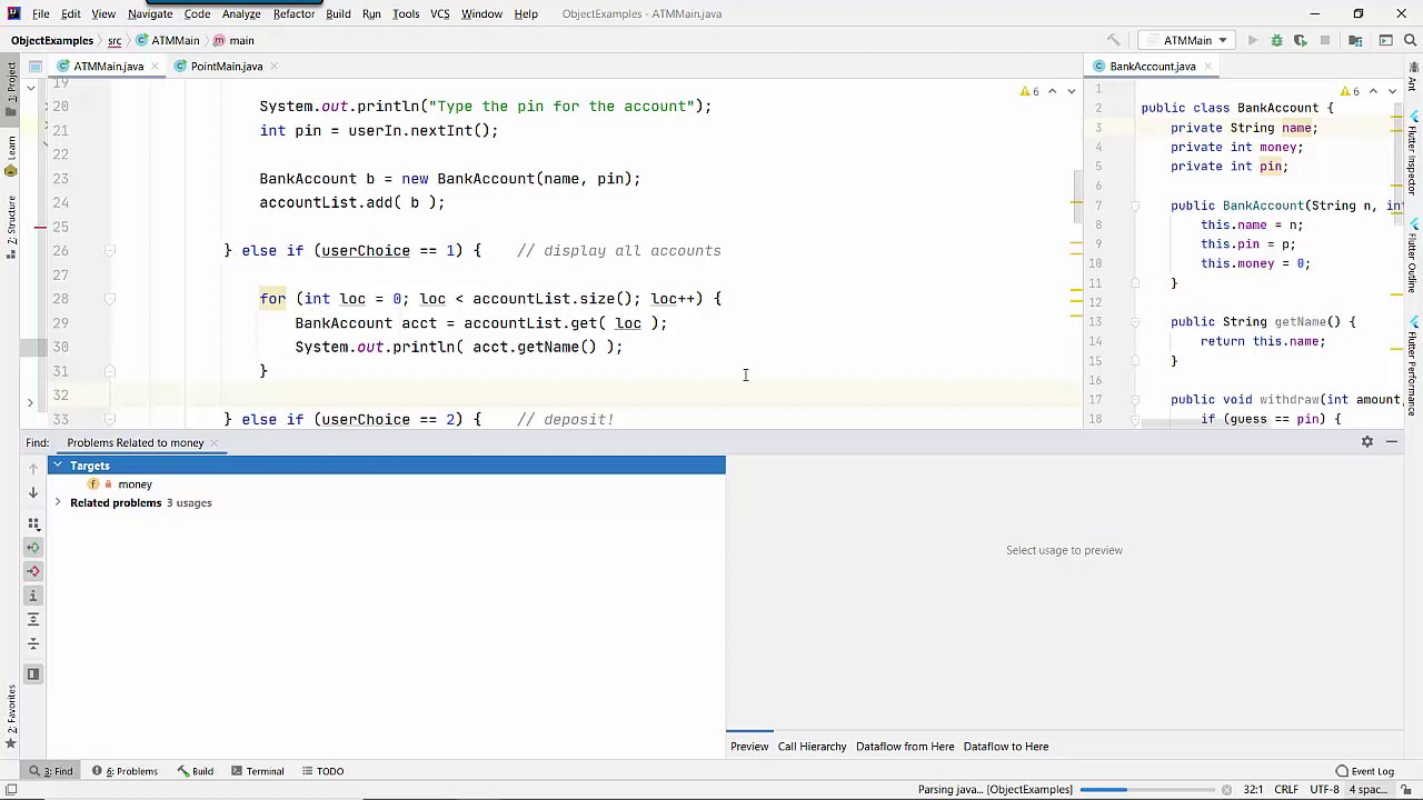 ATM Initial Solution