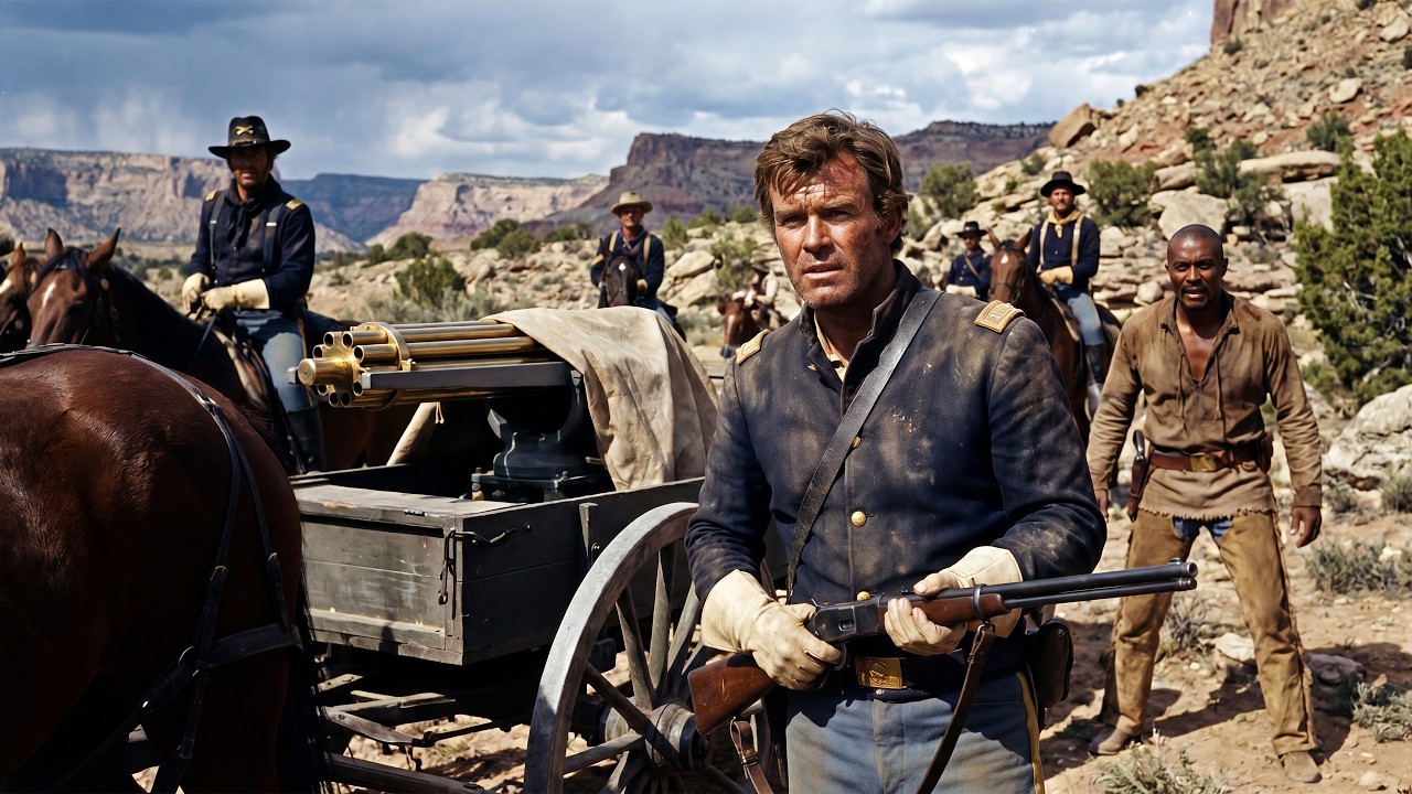 Guy Stockwell | Classic Western | The Stolen Weapon That Sparked a Deadly Apache War | Gatling Gun