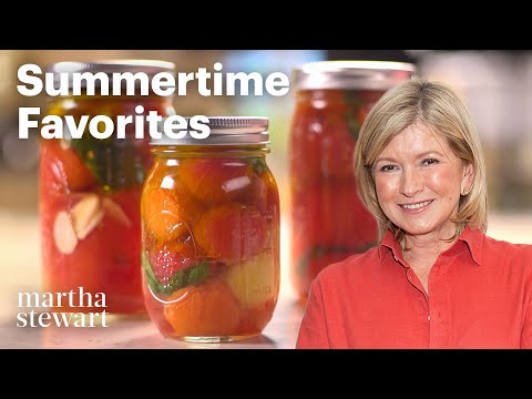 Martha Stewart Makes Her Favorite Summer Recipes | Best Summertime Dishes | Martha Stewart Living