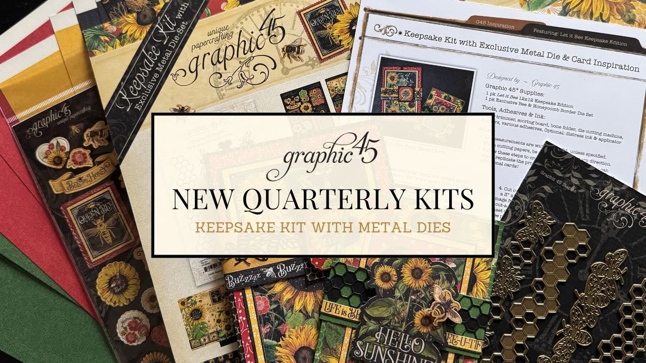 Discover the Let it Bee Keepsake Edition Pack & Quarterly Kit with Exclusive Dies!