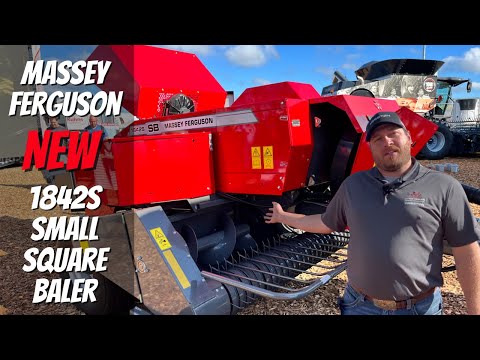 NEW Massey Ferguson 1842S Small Square Baler!