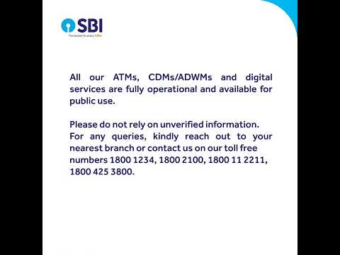 ATM and Digital Service Update Notice