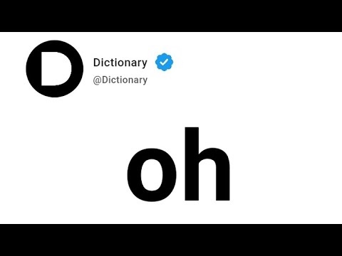 oh Meaning In English