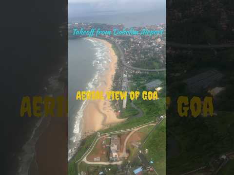 Beautiful takeoff from goa airport #aerialvideography #aerialview #flighttakeoff #goaairport #plane
