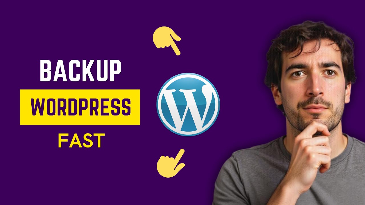 How To Backup WordPress Website (EASY Method)