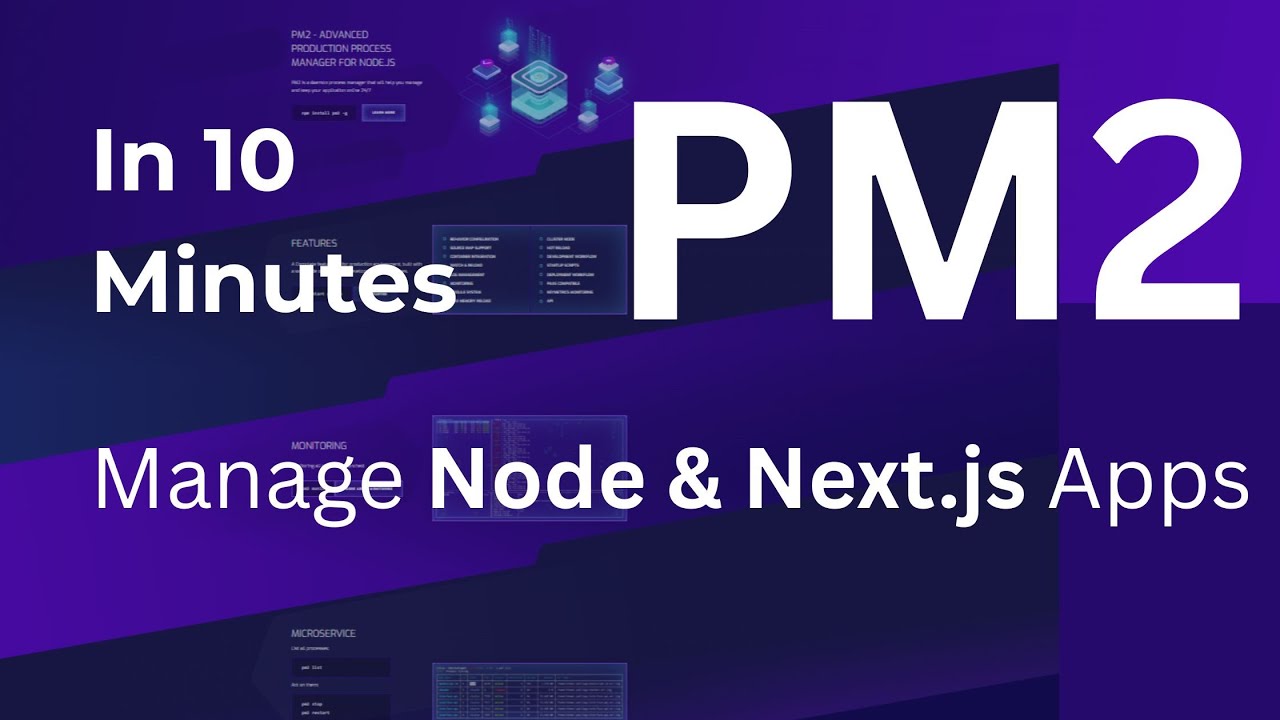 PM2 Full Guide: Run Node.js & Next.js Apps 24/7