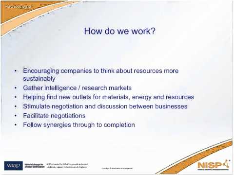 No 7 -- Emma Adam -- NISP - Resource reuse overview and guidance
