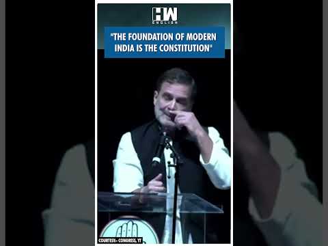 #Shorts | "The foundation of modern India is the Constitution" | Congress | Rahul Gandhi | Texas USA