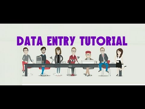 Data Entry Tutorial In Hindi