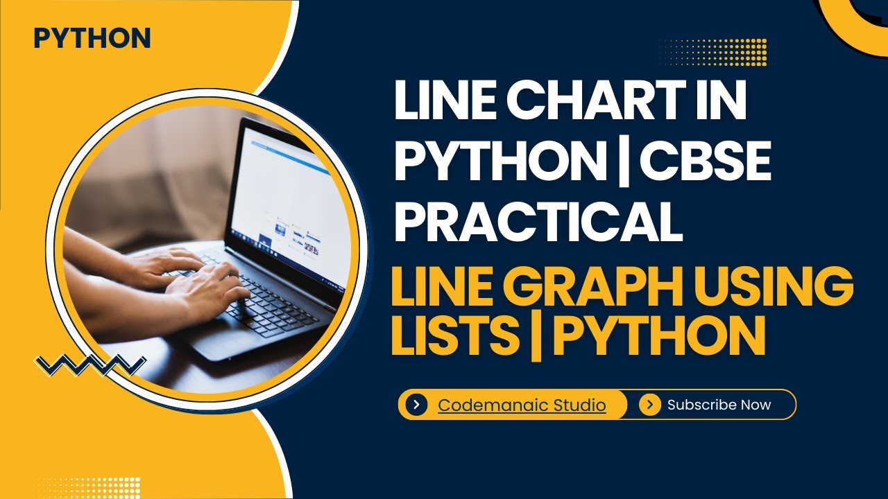 Line Chart in Python Using Two Lists | CBSE Class 11 & 12 Practical #coding #python