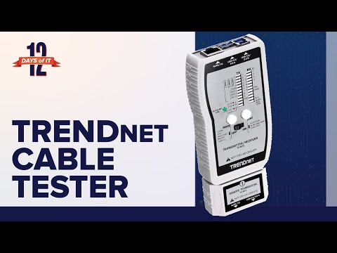 Day 3 of 12 Days of IT Giveaway | TRENDnet Network Cable Tester Unboxing