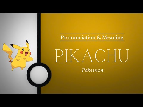 How to Pronounce: Pikachu | British Pronunciation & Meaning