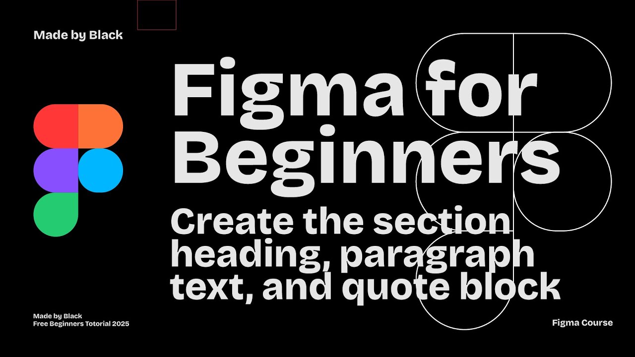 Figma Design for beginners  Create the section heading, paragraph text, and quote block