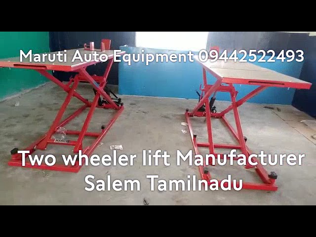 Two Wheeler Garage Equipments - Royal Enfied Ramp SS pedal operated ...