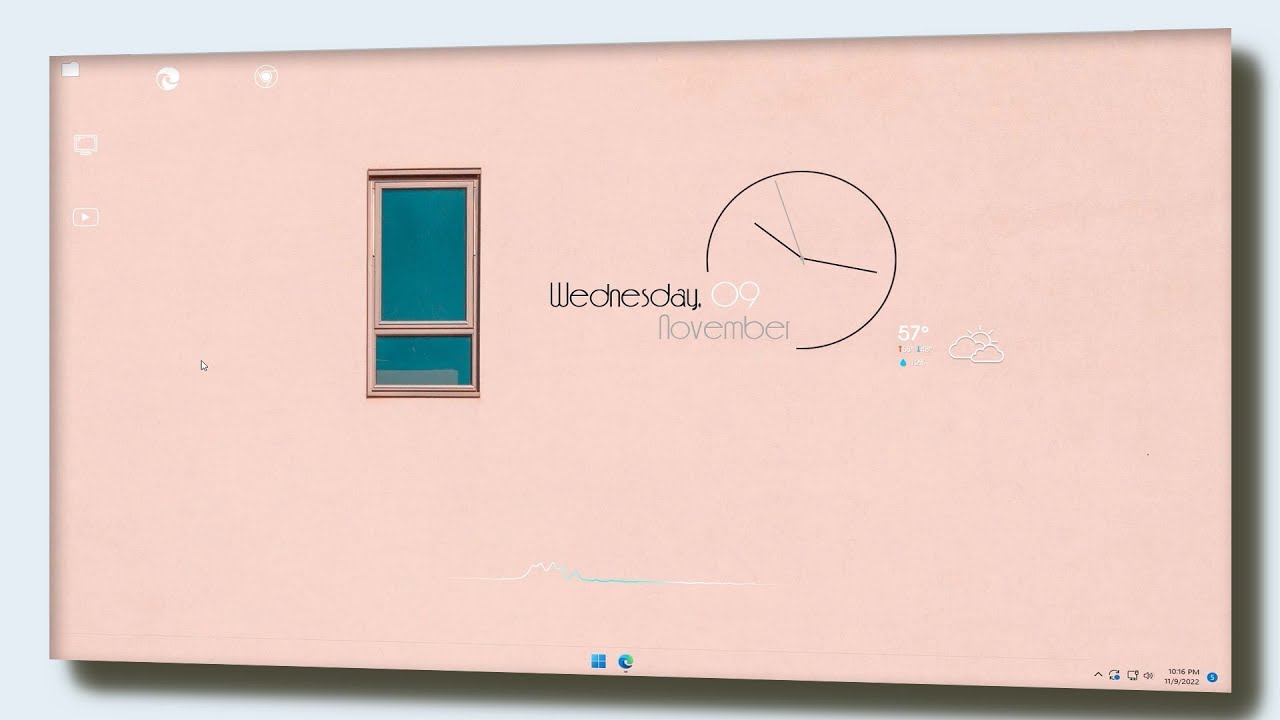 Best skins rainmeter decorate desktop for Windows