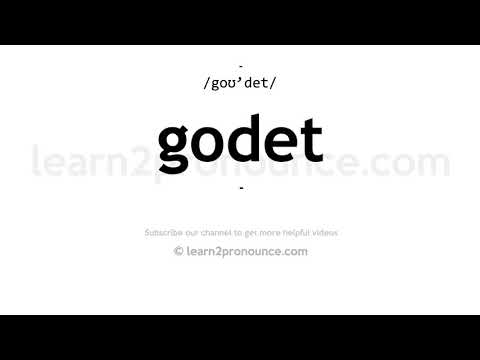 How to pronounce Godet | English pronunciation