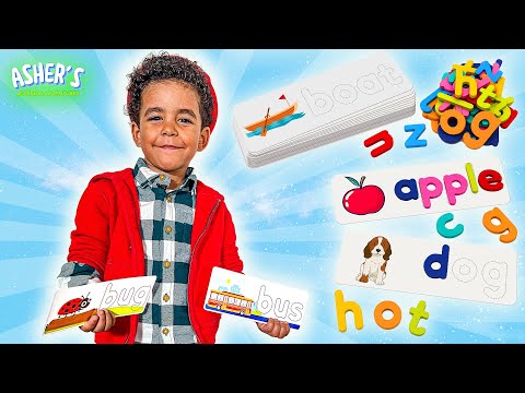 Spelling Magic: Learn to Spell Simple Words with Asher's Delightful Adventures! 😁👍🏼