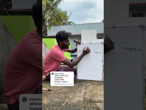 Simple Example of Differentiation vs integration ✌️ #kanyakumari #shorts #maths #education