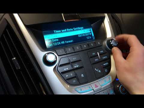 How To: Change Clock / Time 2010 Chevy Equinox