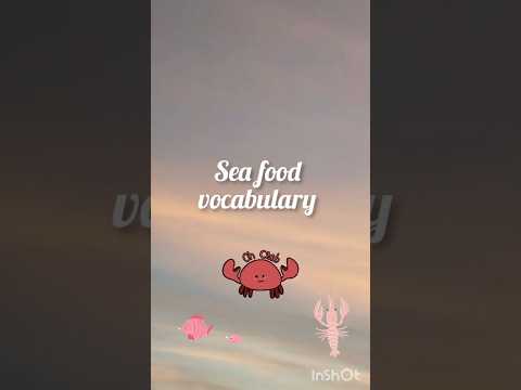 sea food vocabulary #english #like #viral #vocabulary #تعلم_الانجليزية #seafood