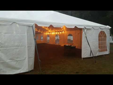 Destination Events 40X60 Frame Tent With Clear Side walls