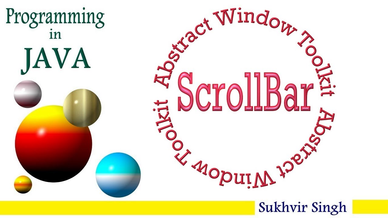 Scrollbar in AWT