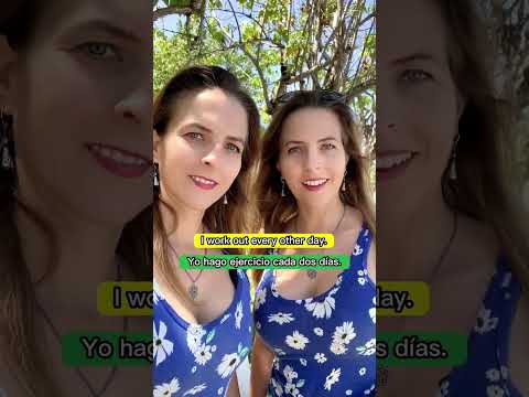 Every other day / Un día si y un día no, Cadad dos dias #shorts #learnspanish #learnenglish