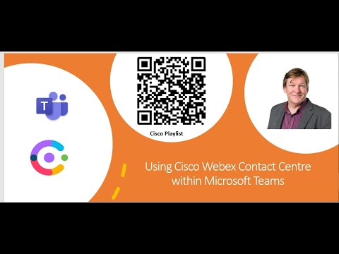 Cisco Webex Contact Centre Integrated to Microsoft Teams