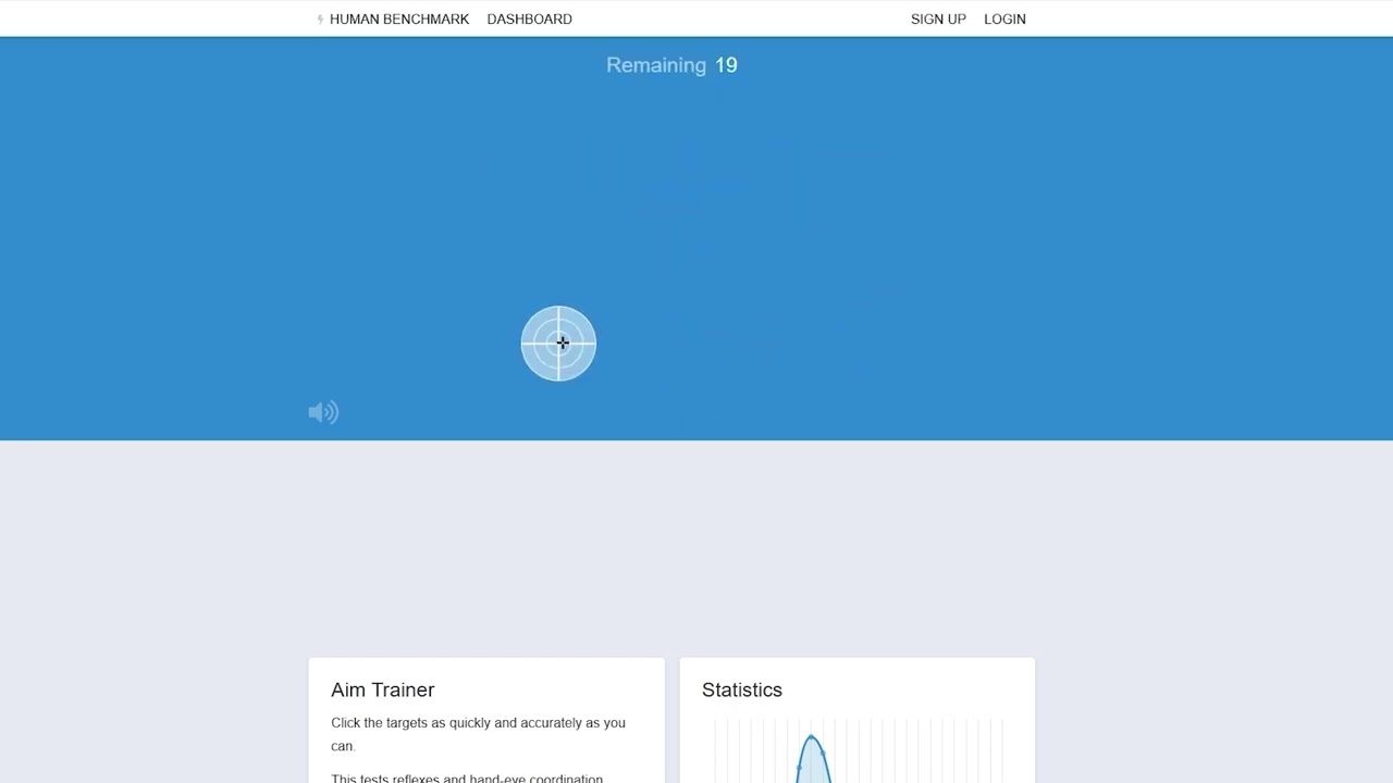 Human Benchmark Aim Trainer 238ms