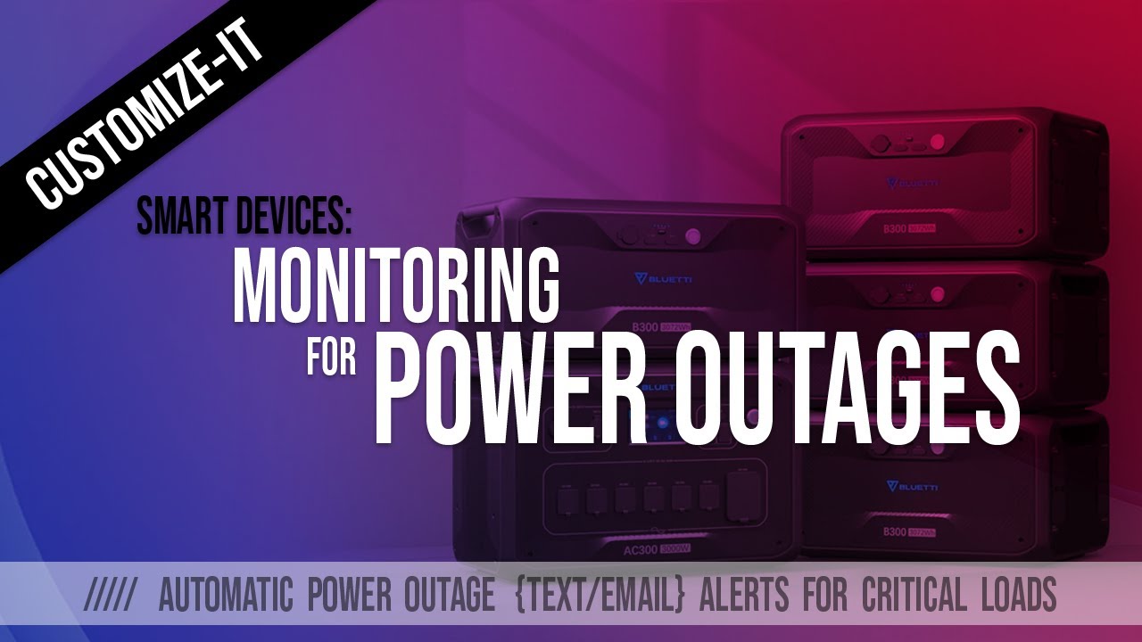 Customize It - Power Outage Alerts with MySpool Power Monitor