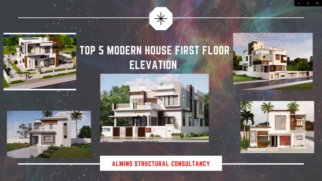 Top 5 Modern G+1 Elevation Designs