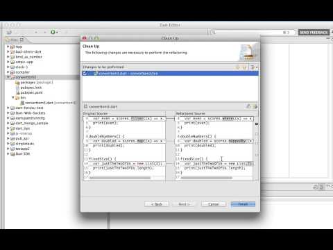 Clean Up Old Code with Dart Editor