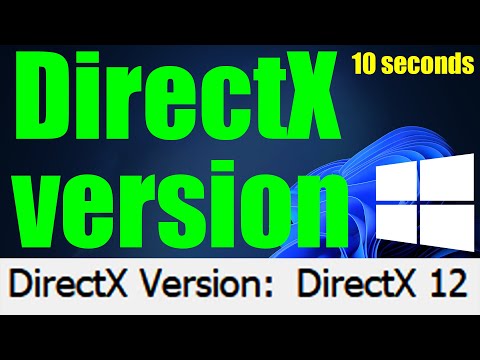 How to check DirectX version windows 11