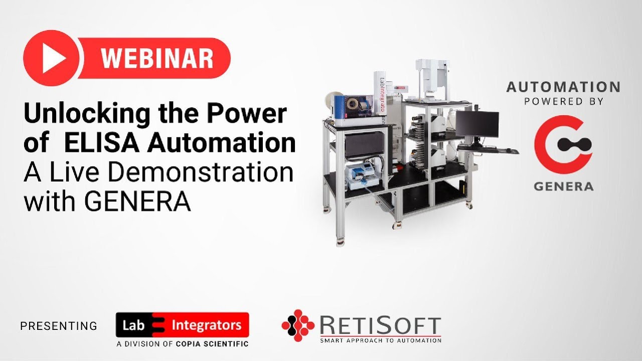 Unlocking the Power of ELISA Automation A Live Demonstration with Genera   Webinar Recording   Q&As
