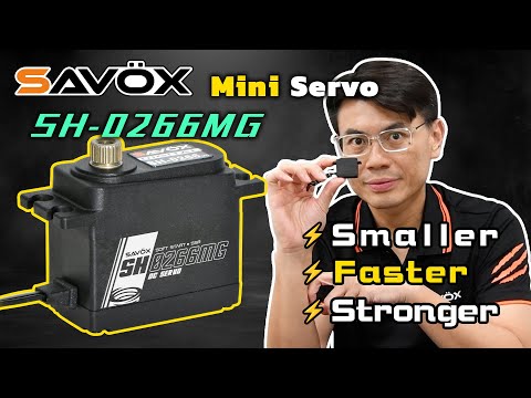 【SAVOX】Mini Servo🔥SH-0266MG🔥More Torque, Less Space! #savox #servo #rcservo #0266