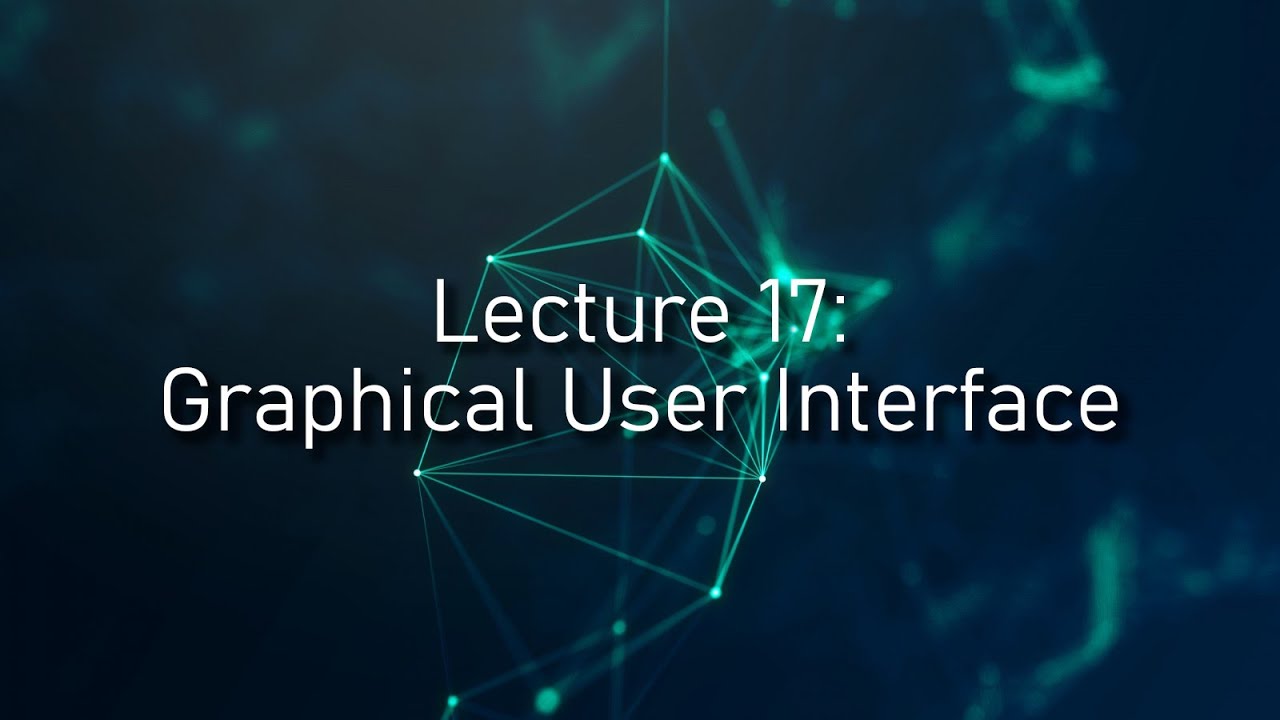 [CSE 116] Lecture 17: Graphical User Interface (GUI)