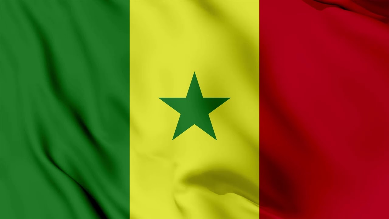 Senegal Flag Waving Background | HD | ROYALTY FREE