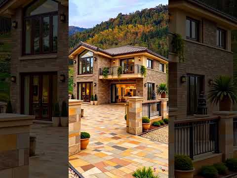 Amazing Countryside Duplex Front Elevation Idea 🔥 #viral #home #design #trending #shorts