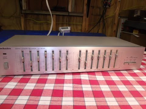 Technics SH-8025 Stereo Graphic Equalizer 1984 - Silver | Reverb
